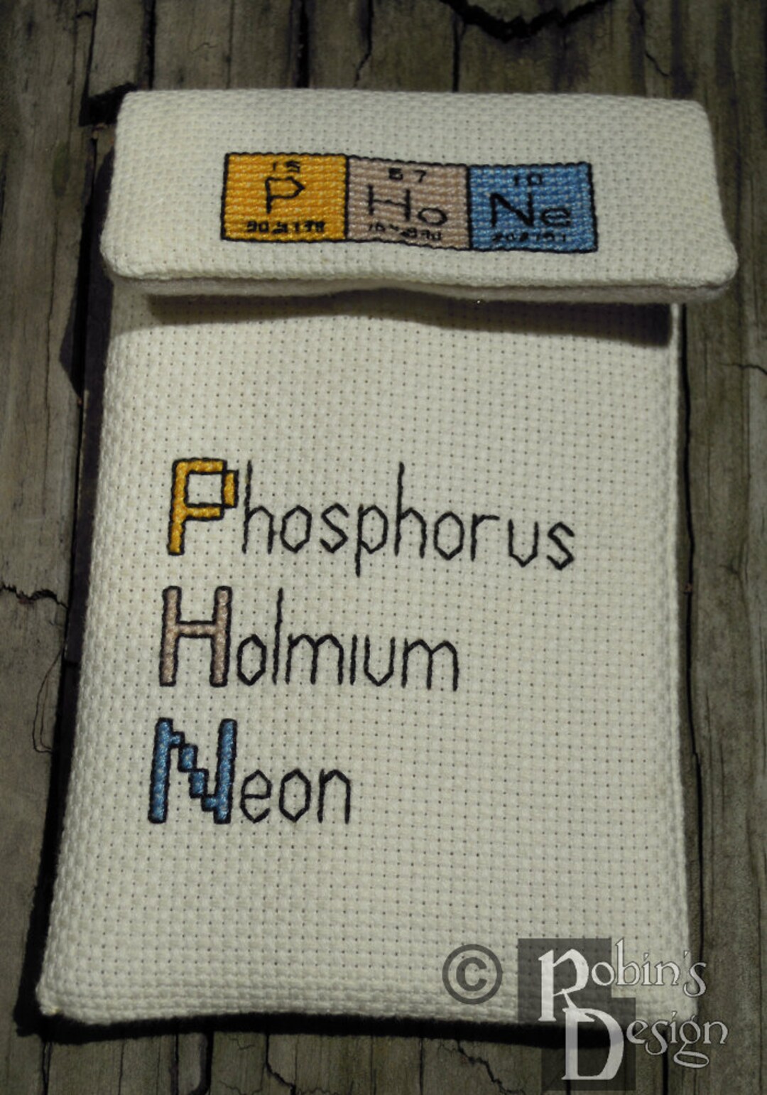 Elements Phone Case Periodic Table Cross Stitch Sewing Pattern PDF - Etsy