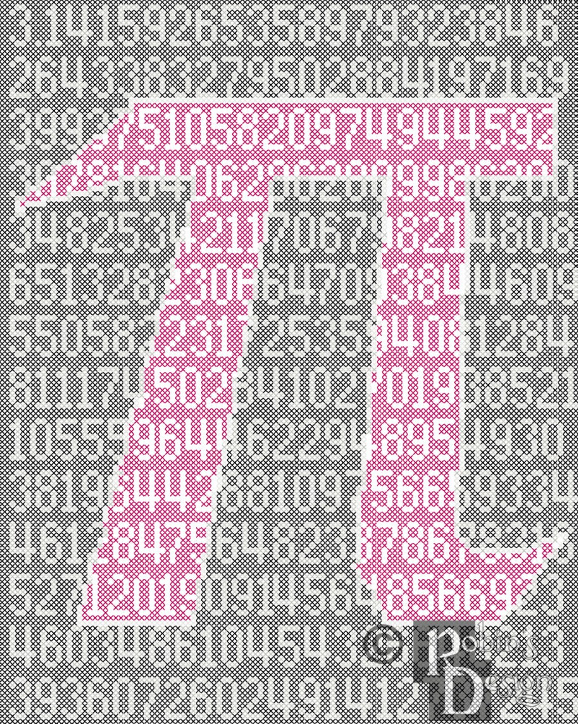 Pi Cross Stitch Pattern PDF - Etsy