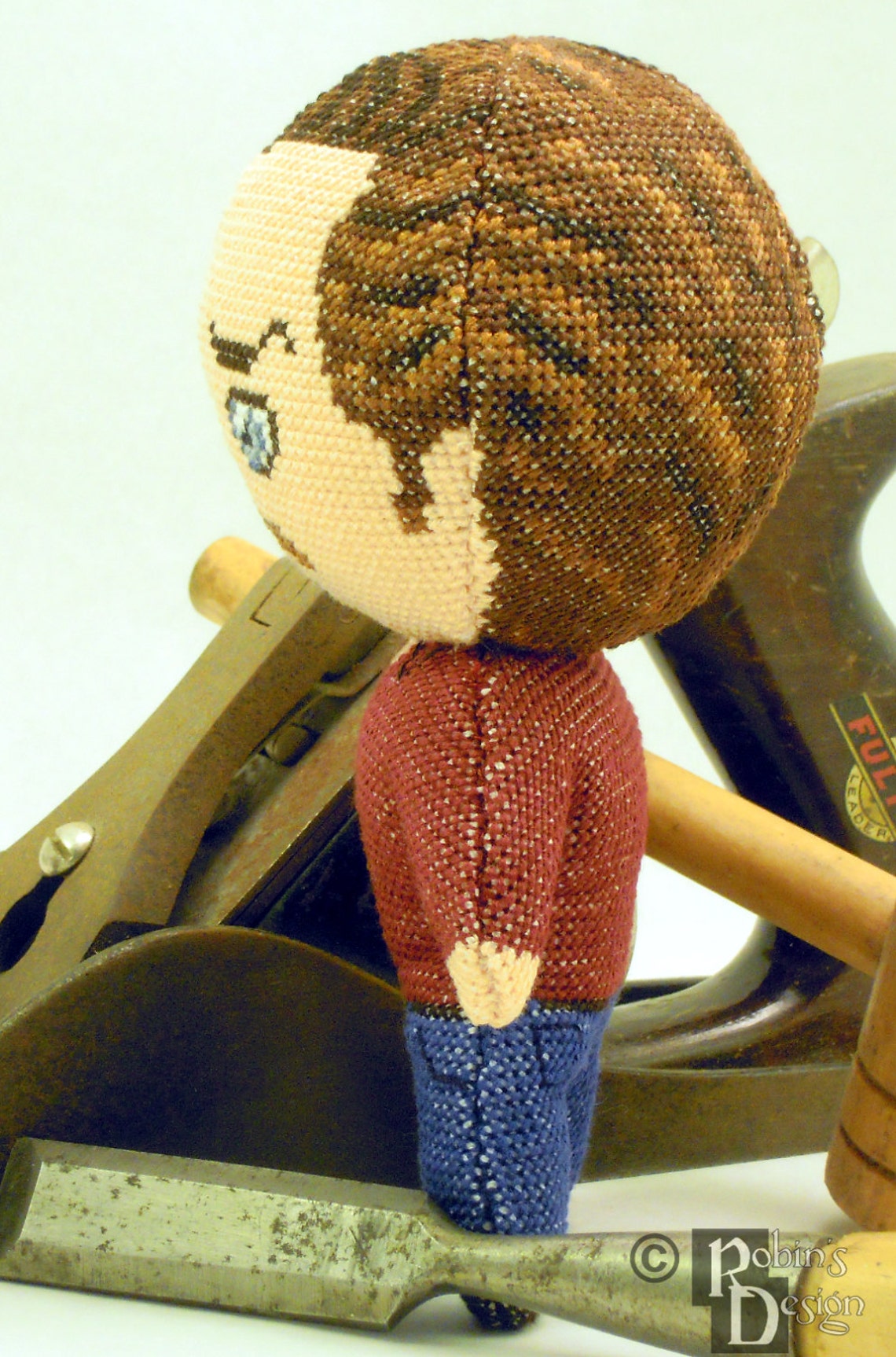 Ron Swanson Doll 3D Cross Stitch Sewing Pattern PDF - Etsy