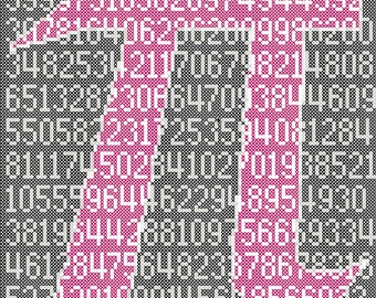 Pascal's Triangle Mod 3 Cross Stitch Pattern PDF | Etsy