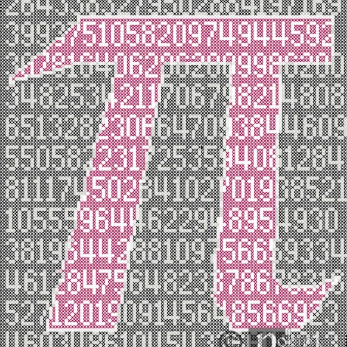 Pi Galaxy Cross Stitch Pattern PDF Instant Download | Etsy