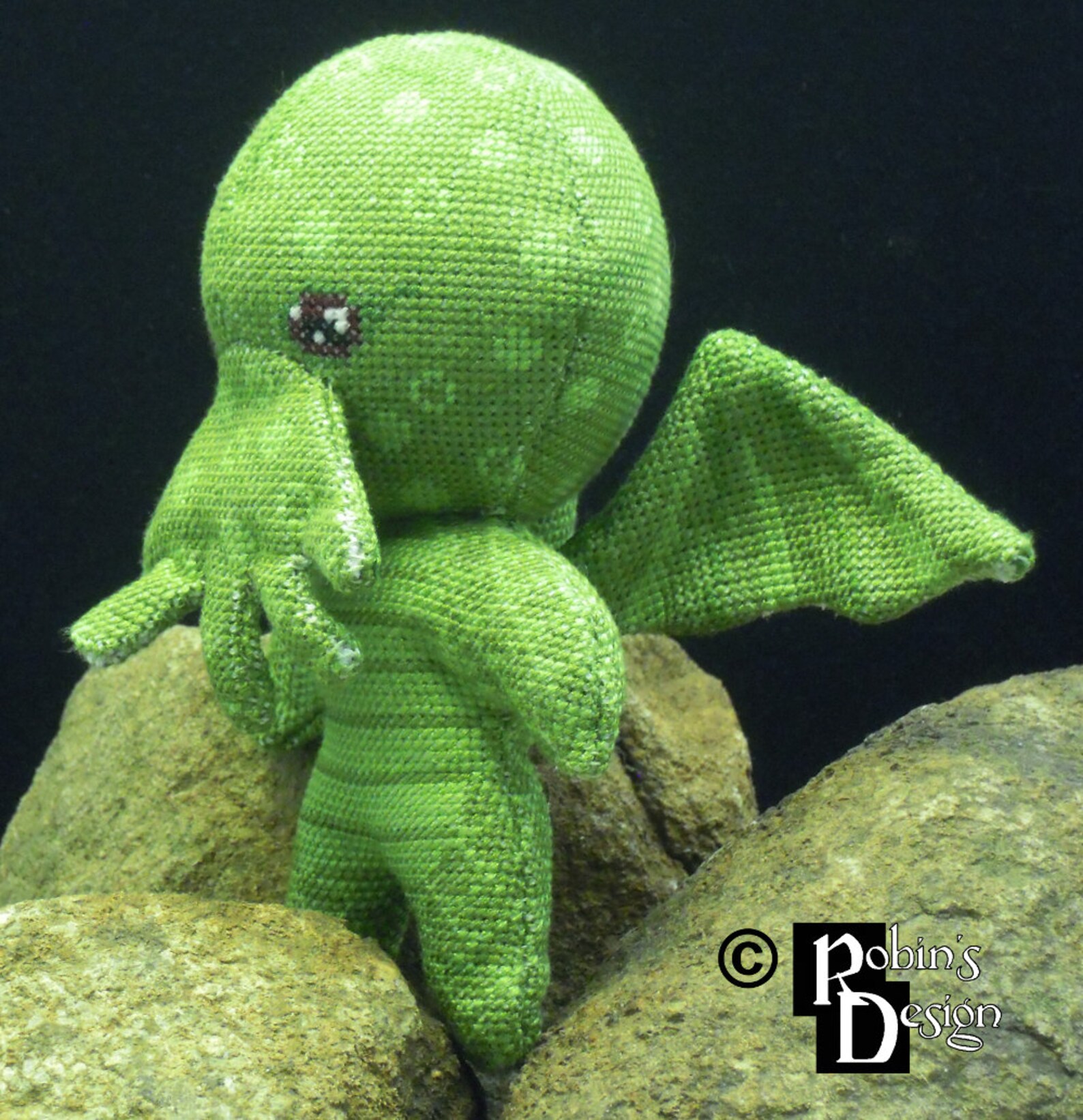 Cute Cthulhu Doll 3D Cross Stitch Sewing Pattern PDF - Etsy