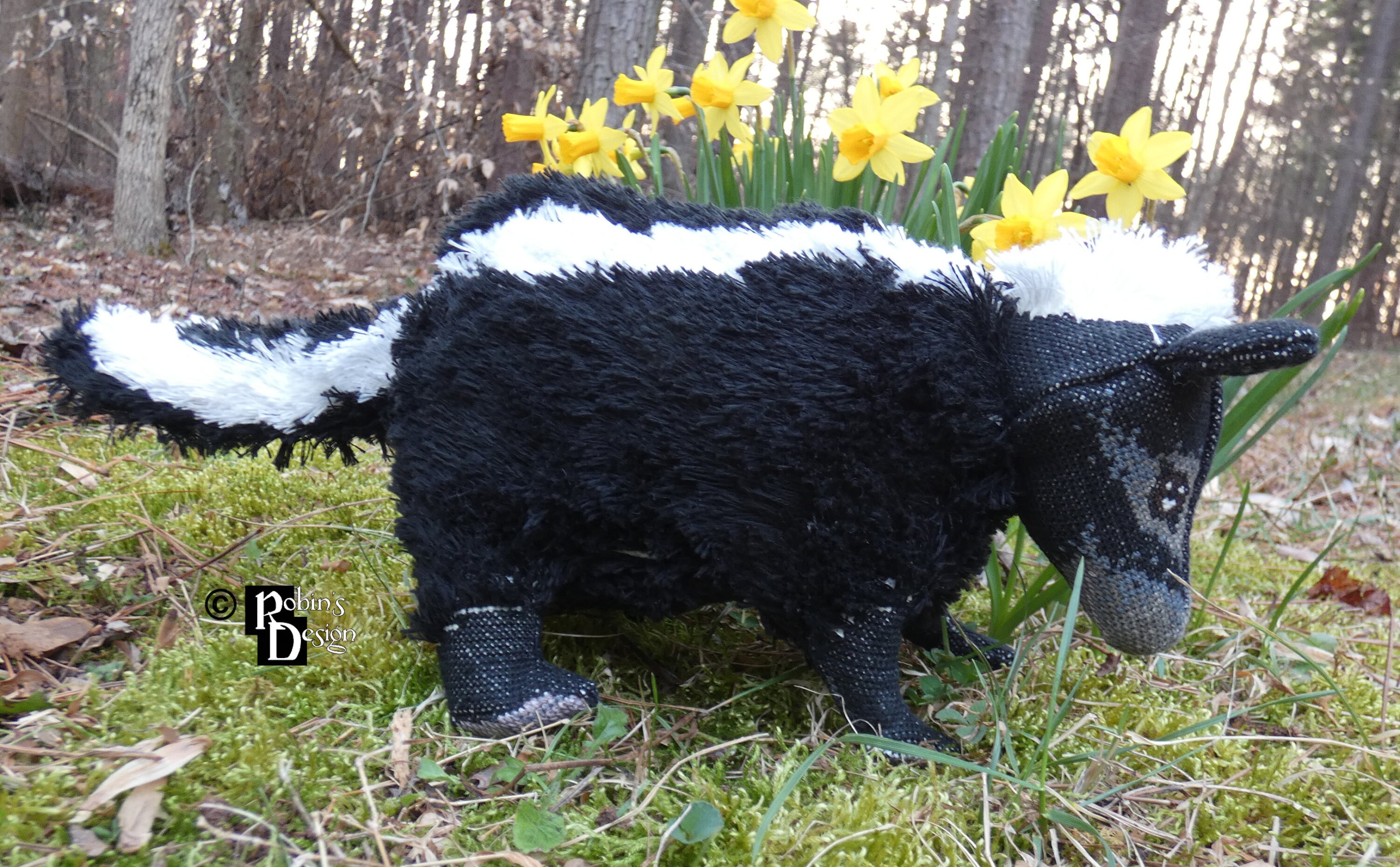 Henry the Skunk Doll 3D Cross Stitch Animal Sewing Pattern PDF - Etsy