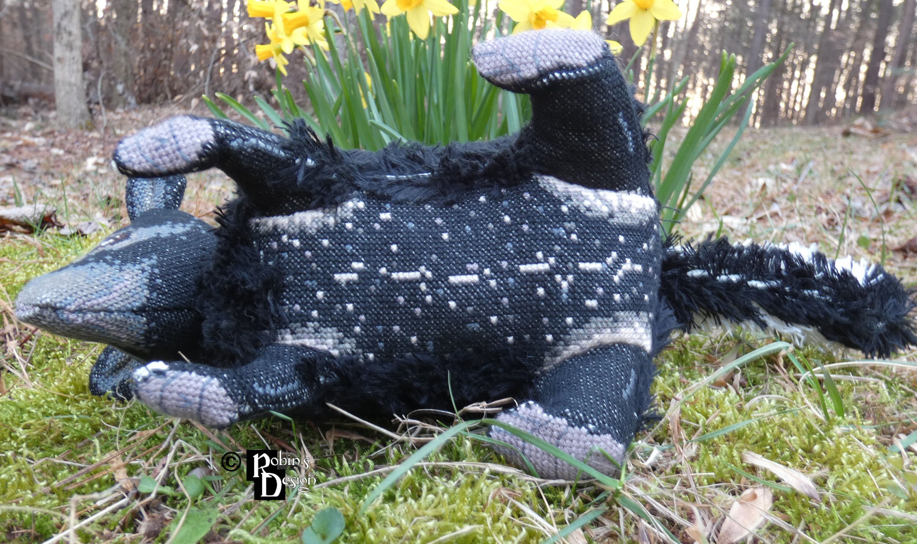 Henry the Skunk Doll 3D Cross Stitch Animal Sewing Pattern PDF - Etsy