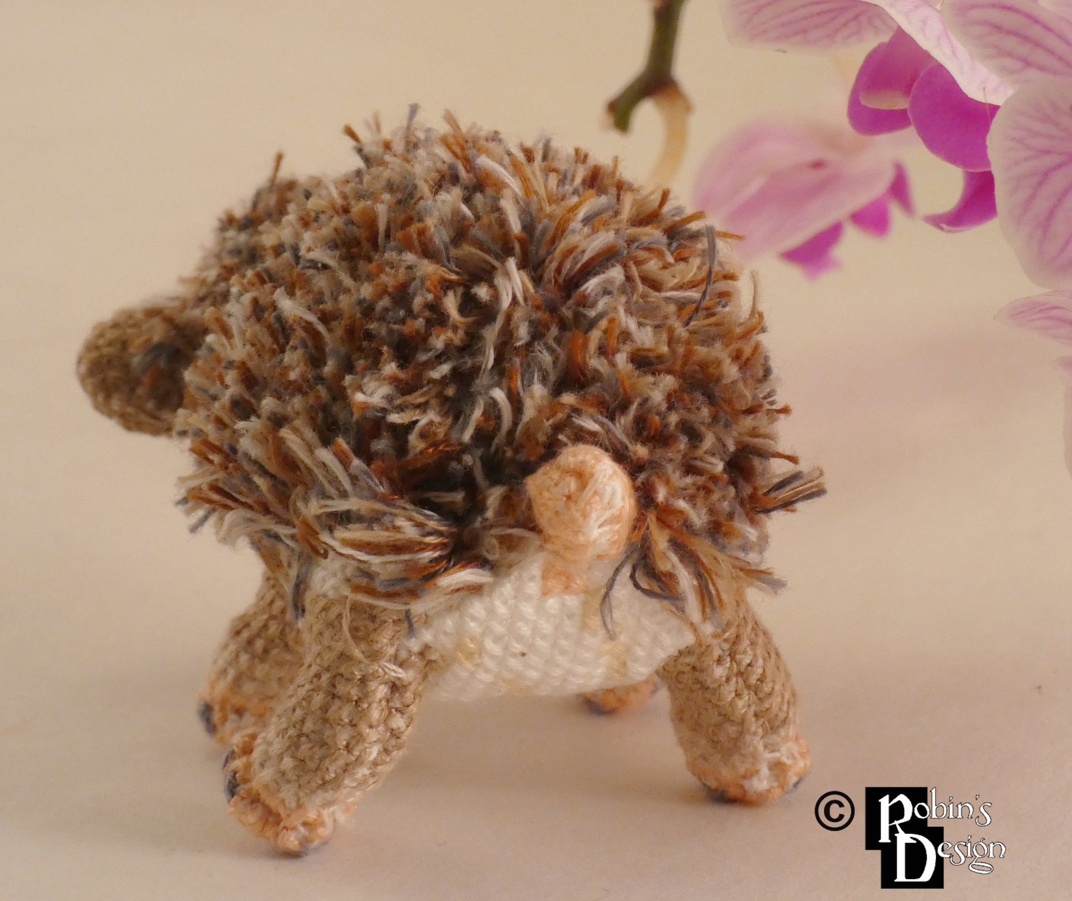 Prickly Pete the African Pygmy Hedgehog Doll 3D Cross Stitch Animal ...