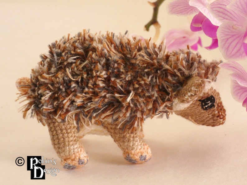 Prickly Pete the African Pygmy Hedgehog Doll 3D Cross Stitch Animal ...