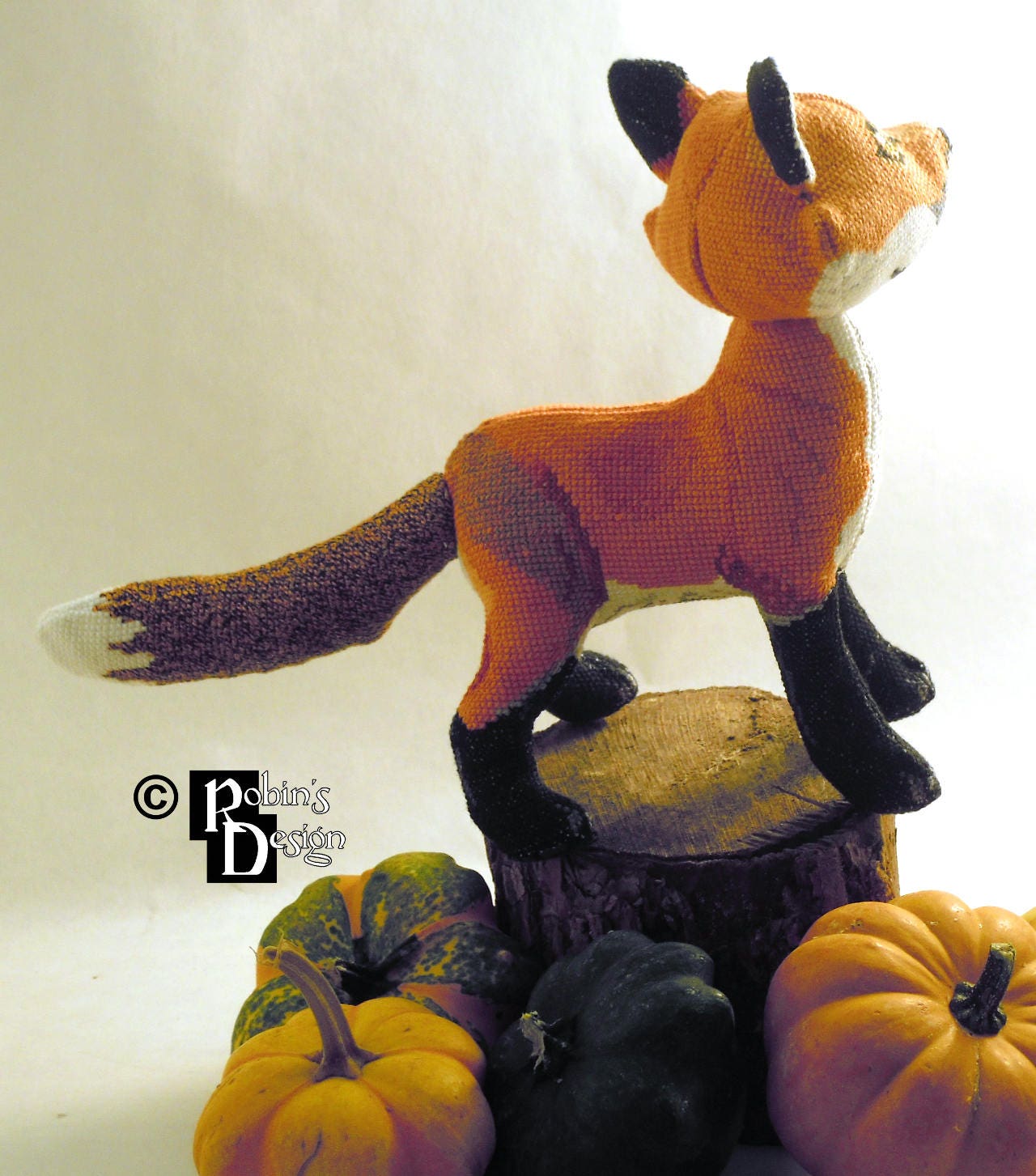 Mulder the Red Fox Doll 3D Cross Stitch Animal Sewing Pattern PDF - Etsy