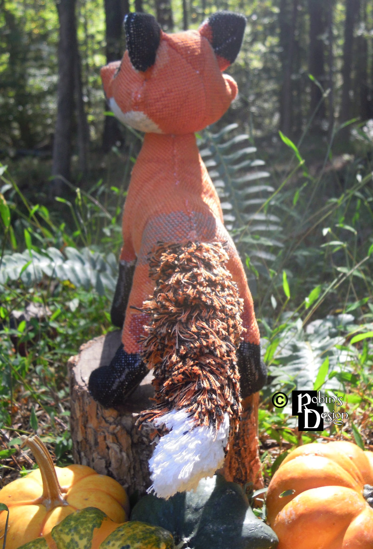 Mulder the Red Fox Doll 3D Cross Stitch Animal Sewing Pattern PDF - Etsy