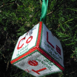 Periodic Element Candy 3D Ornament Cross Stitch Sewing Pattern PDF - Etsy