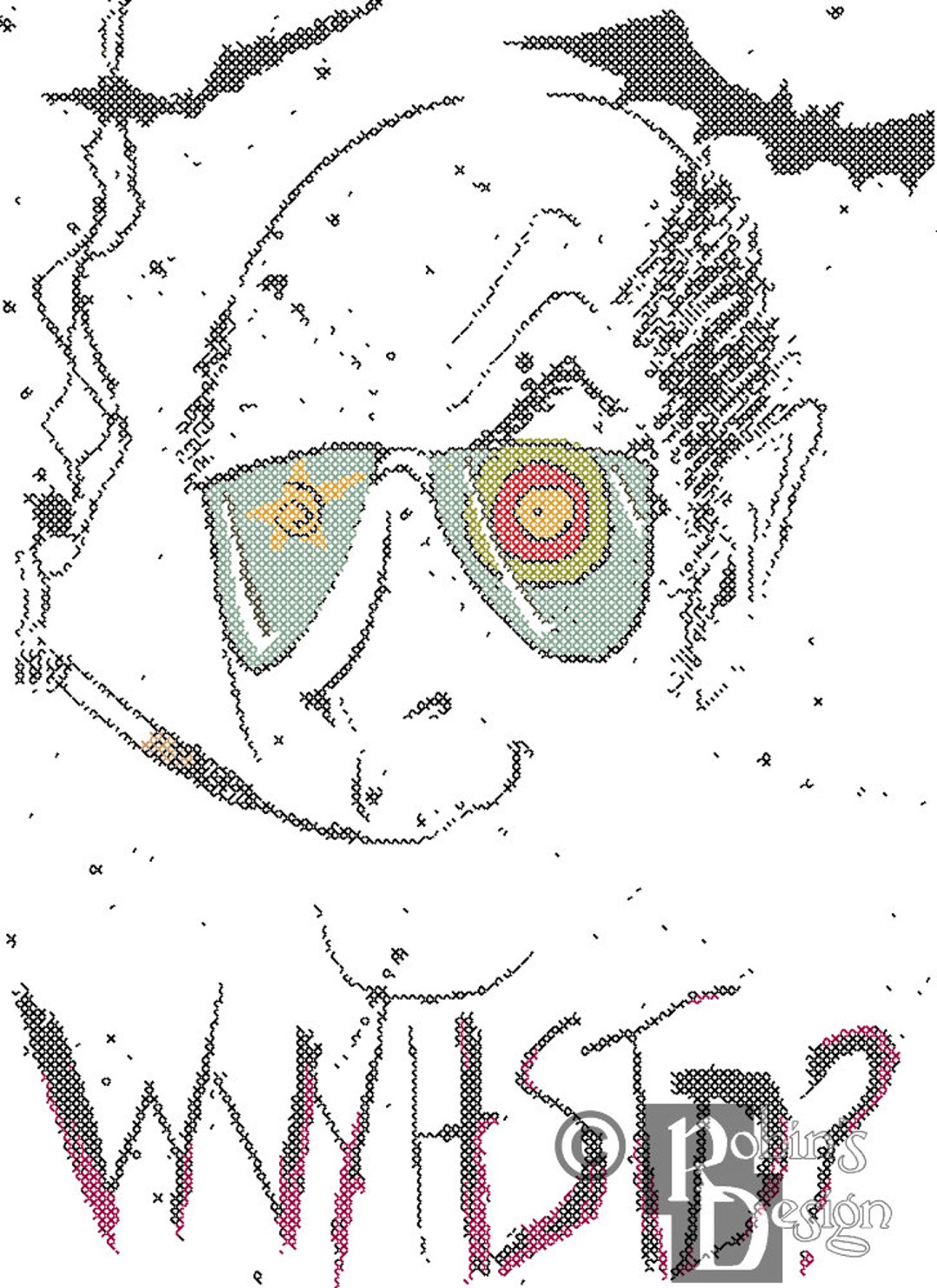 What Would Hunter S Thompson Do Cross Stitch Pattern PDF - Etsy