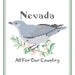 Nevada State Bird, Flower and Motto Cross Stitch Pattern PDF - Etsy