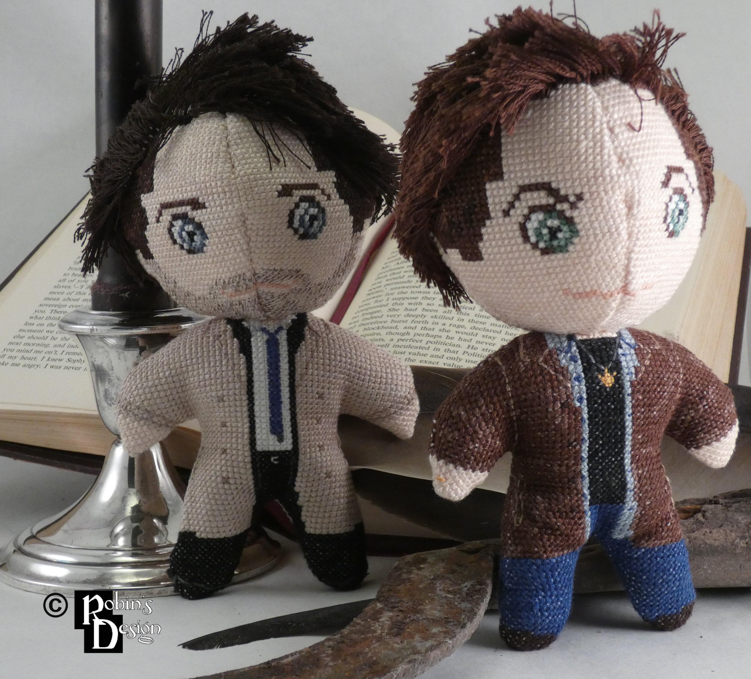 Castiel Doll 3D Cross Stitch Sewing Pattern PDF - Etsy