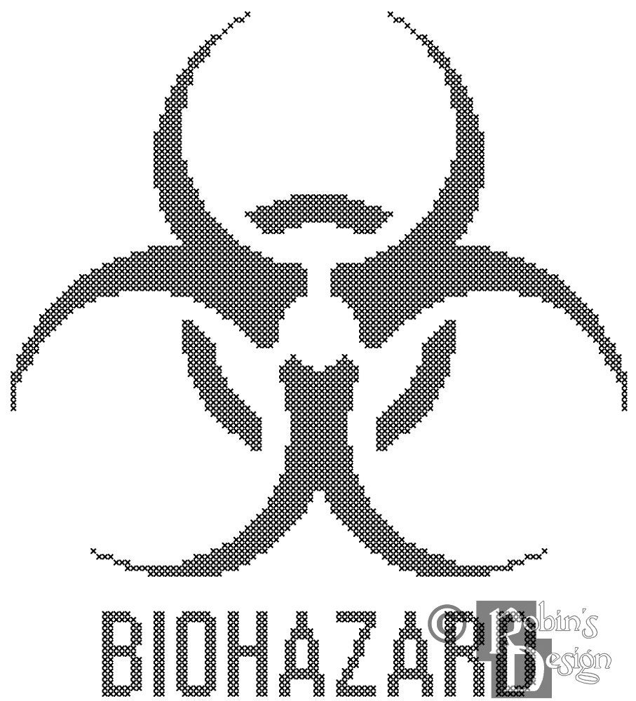 Biohazard Cross Stitch Pattern PDF - Etsy