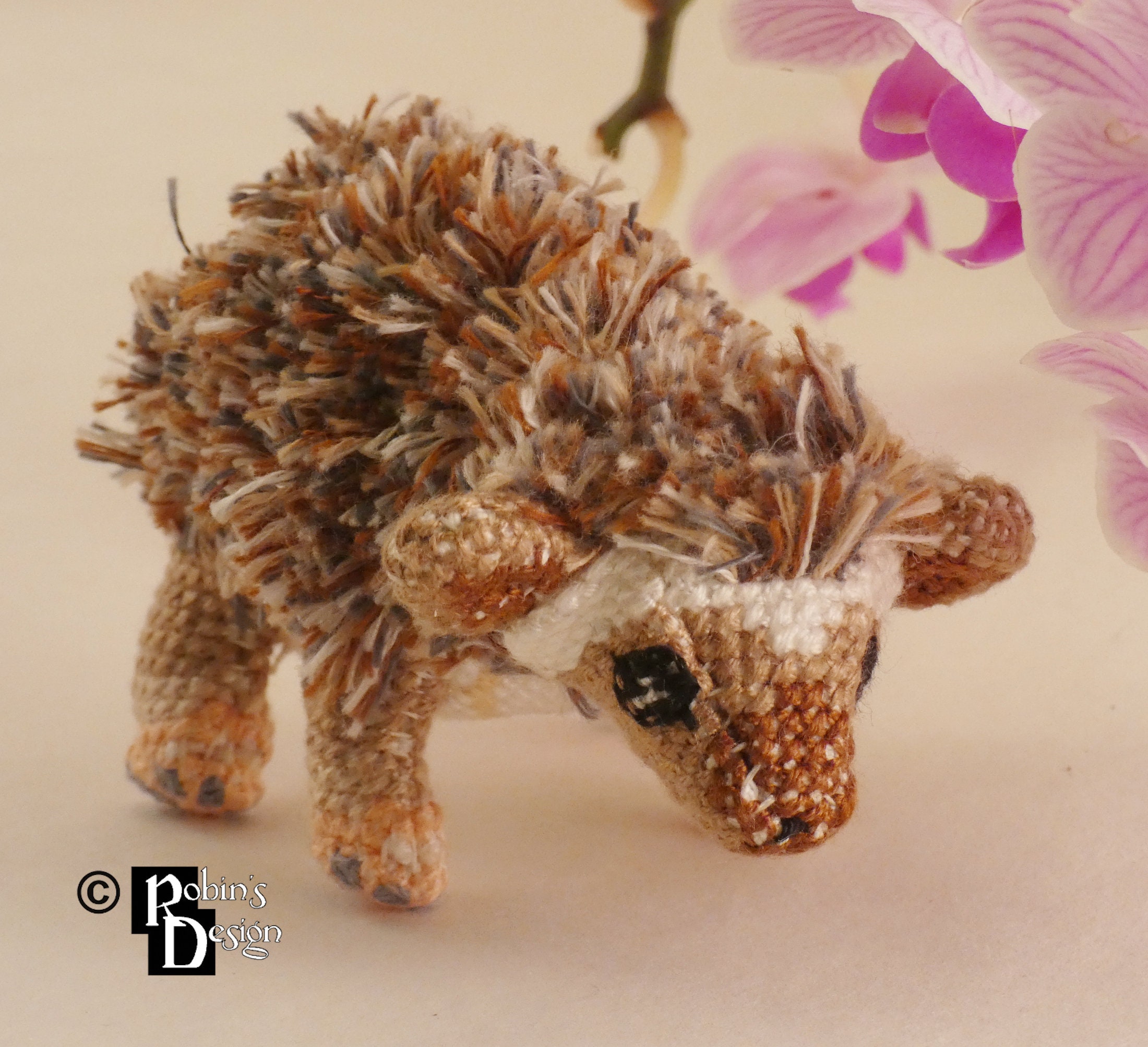 Prickly Pete the African Pygmy Hedgehog Doll 3D Cross Stitch Animal ...