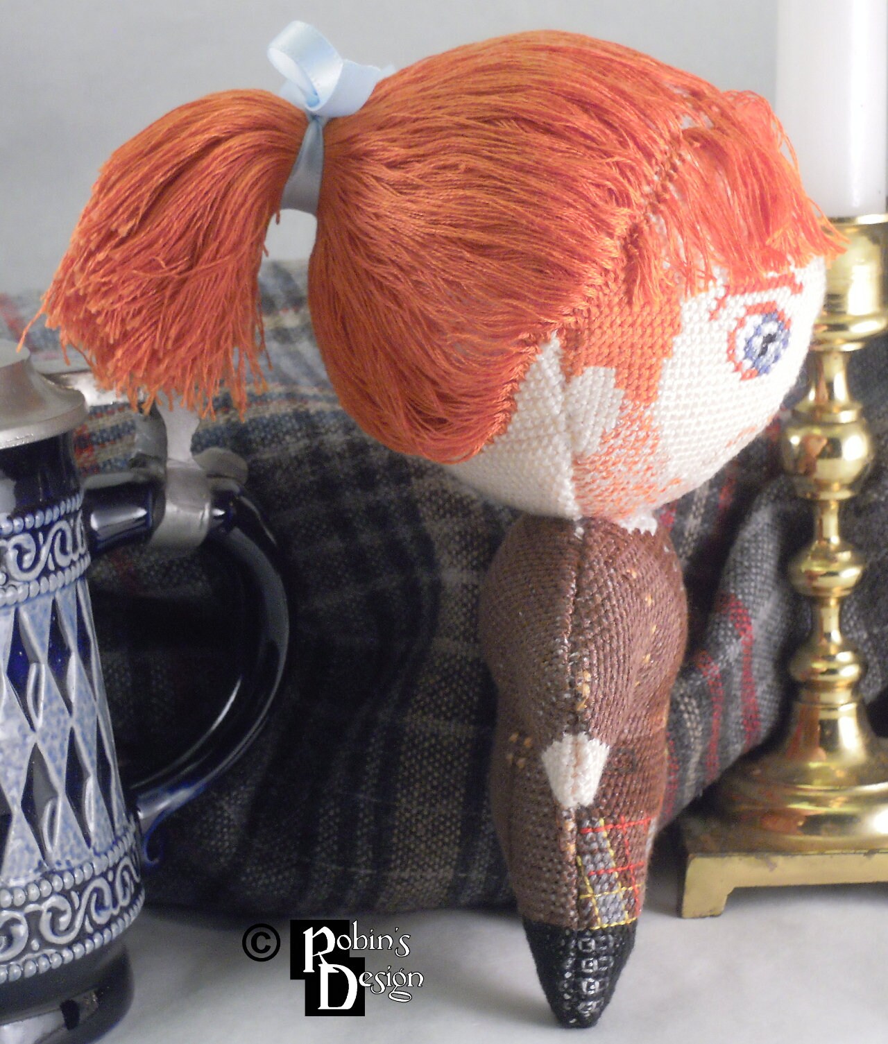 Jamie Fraser Doll 3D Cross Stitch Sewing Pattern PDF - Etsy