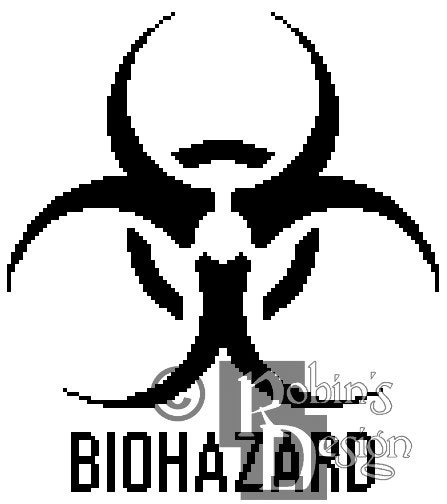 Biohazard Cross Stitch Pattern PDF - Etsy