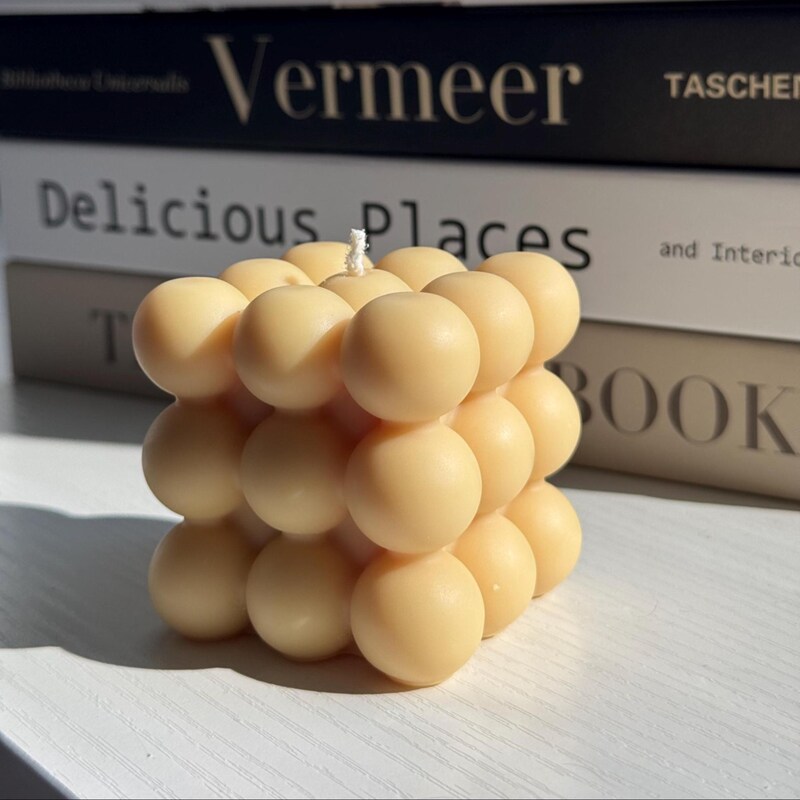 Bubble Cube Candle - Etsy