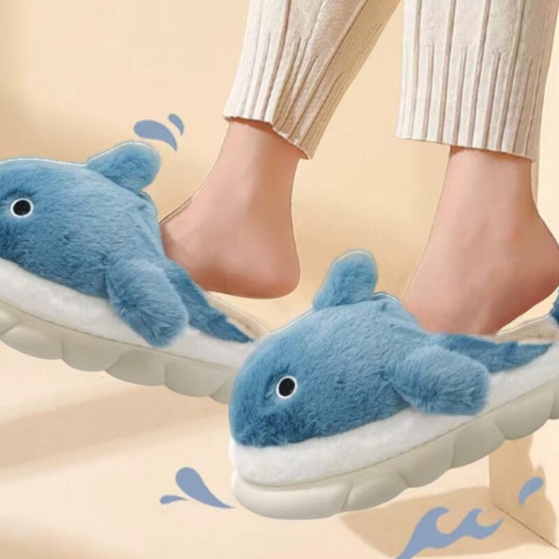 Shark Slippers - Etsy