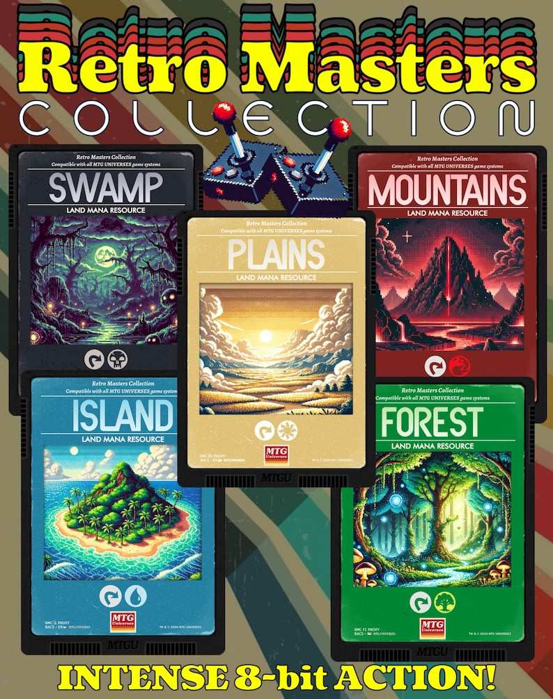 MTG Universes Mana/land Proxy Card Set (20 Cards) - Etsy