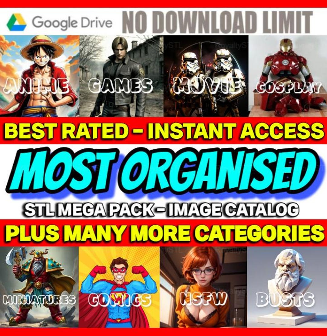 Most Organised STL Mega Pack 3d Printing - Etsy
