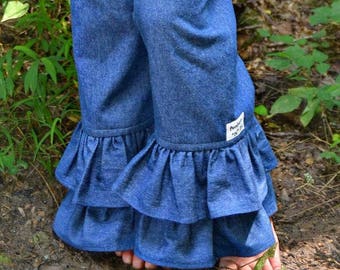Ruffle pants | Etsy