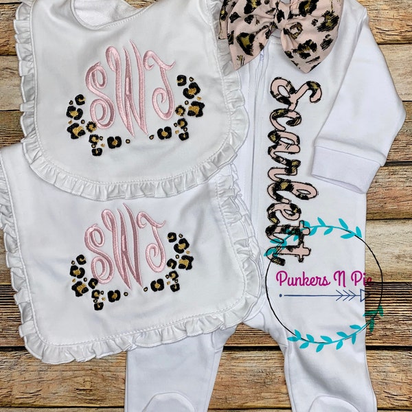 Leopard Baby Pajamas - Etsy