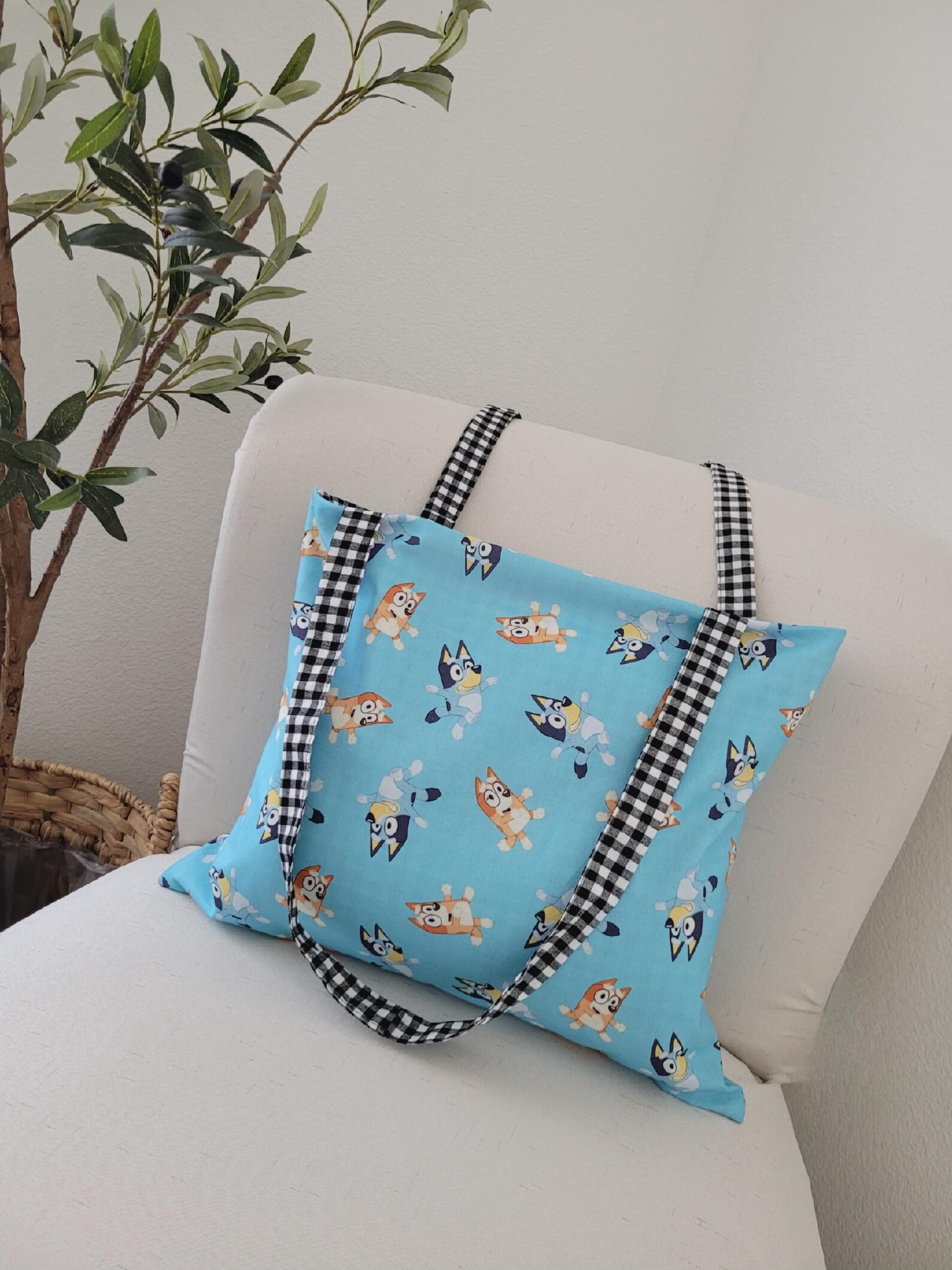 Tote Bag Diaper Bag Book Bag Bluey Bingo Bag - Etsy