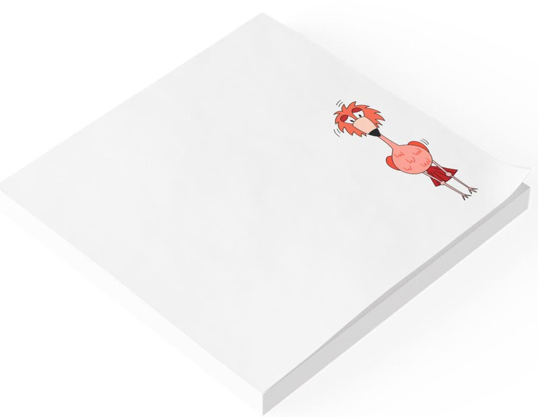 Silly Flamingo Post-it® Note Pads - Etsy