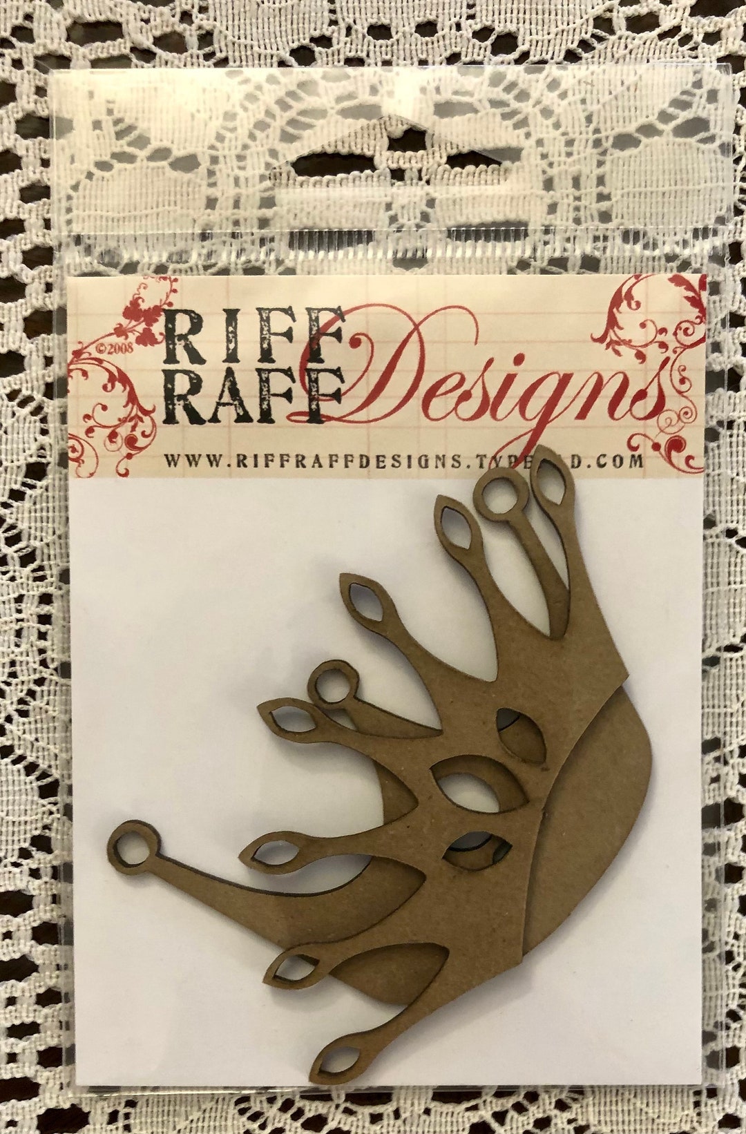 Riff Raff Designs / Crowns Chipboard / Junk Journal / Card - Etsy