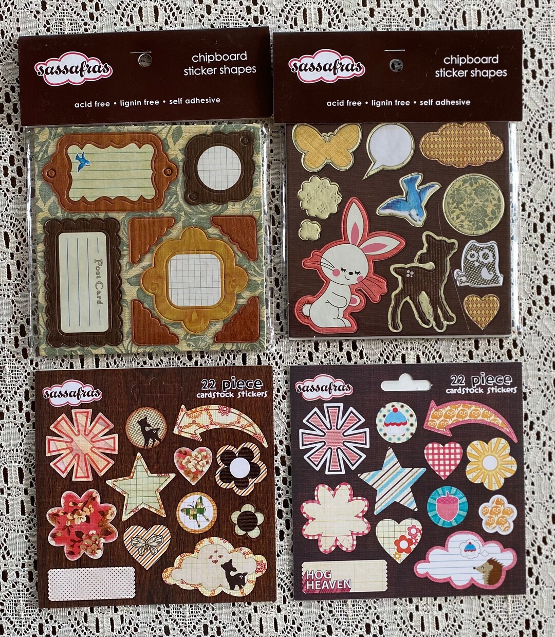 Sassafras / Bundle / Chipboard & Stickers / Junk Journal / Project Life ...