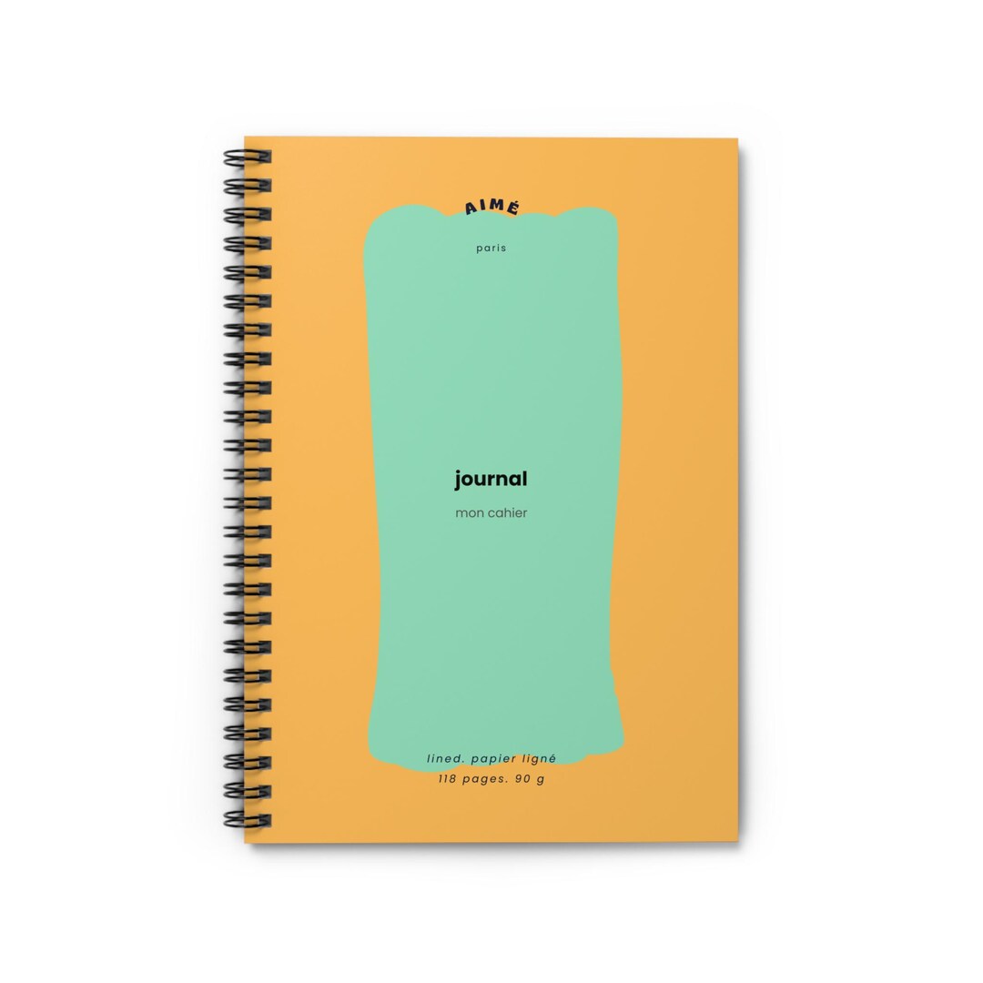 Notebook Paris Artist Brand Woman Owned Design Female Entrepreneur ...