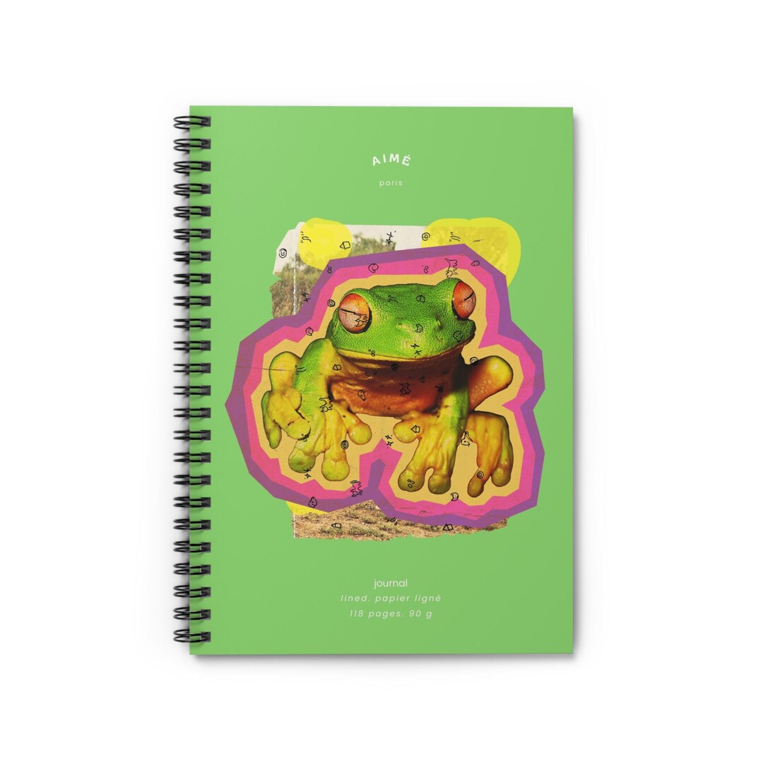 Froggy Frog Conscious Notebook Earth Friendly Eco-inks Fairly Made ...