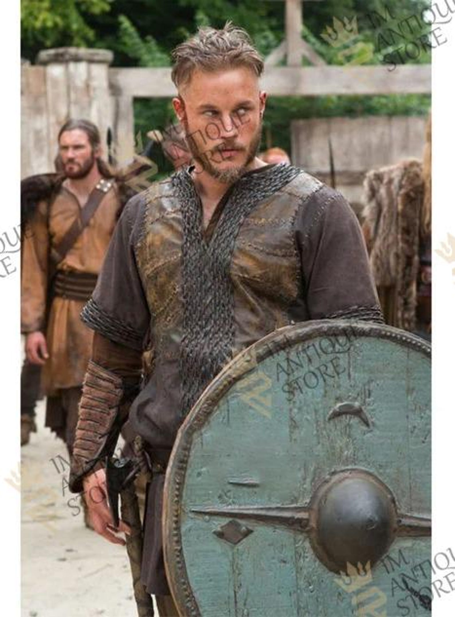 Handmade Ragnar Lothbrok Viking Leather Vest –travis Fimmel Ragnar Cosplay Vest – Viking Cosplay ...
