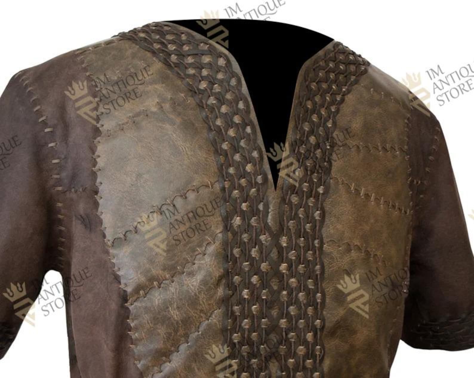 Handmade Ragnar Lothbrok Viking Leather Vest –travis Fimmel Ragnar ...