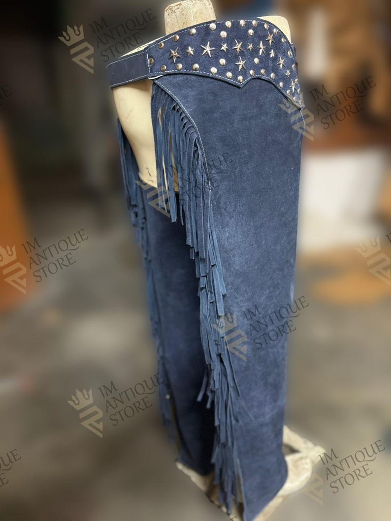 Handmade Suede Fringe Chap Women's Western Rodeo Outfit - Etsy