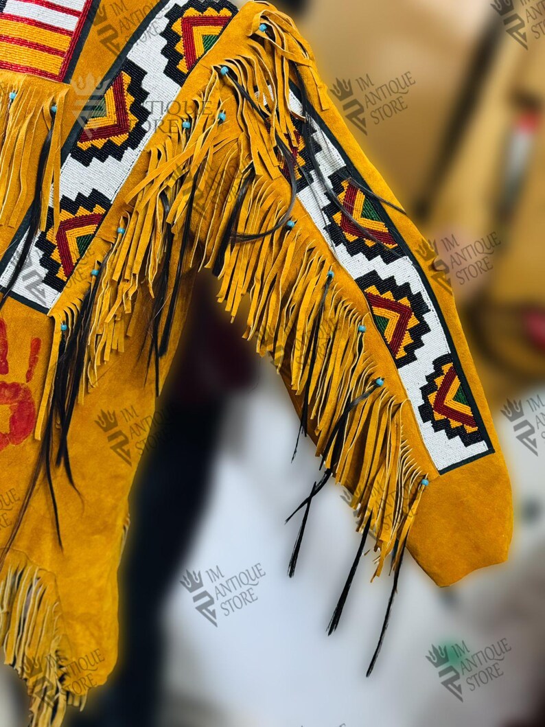 Handmade Suede Leather Fringed Jacket: Western Cowboy Style - Etsy