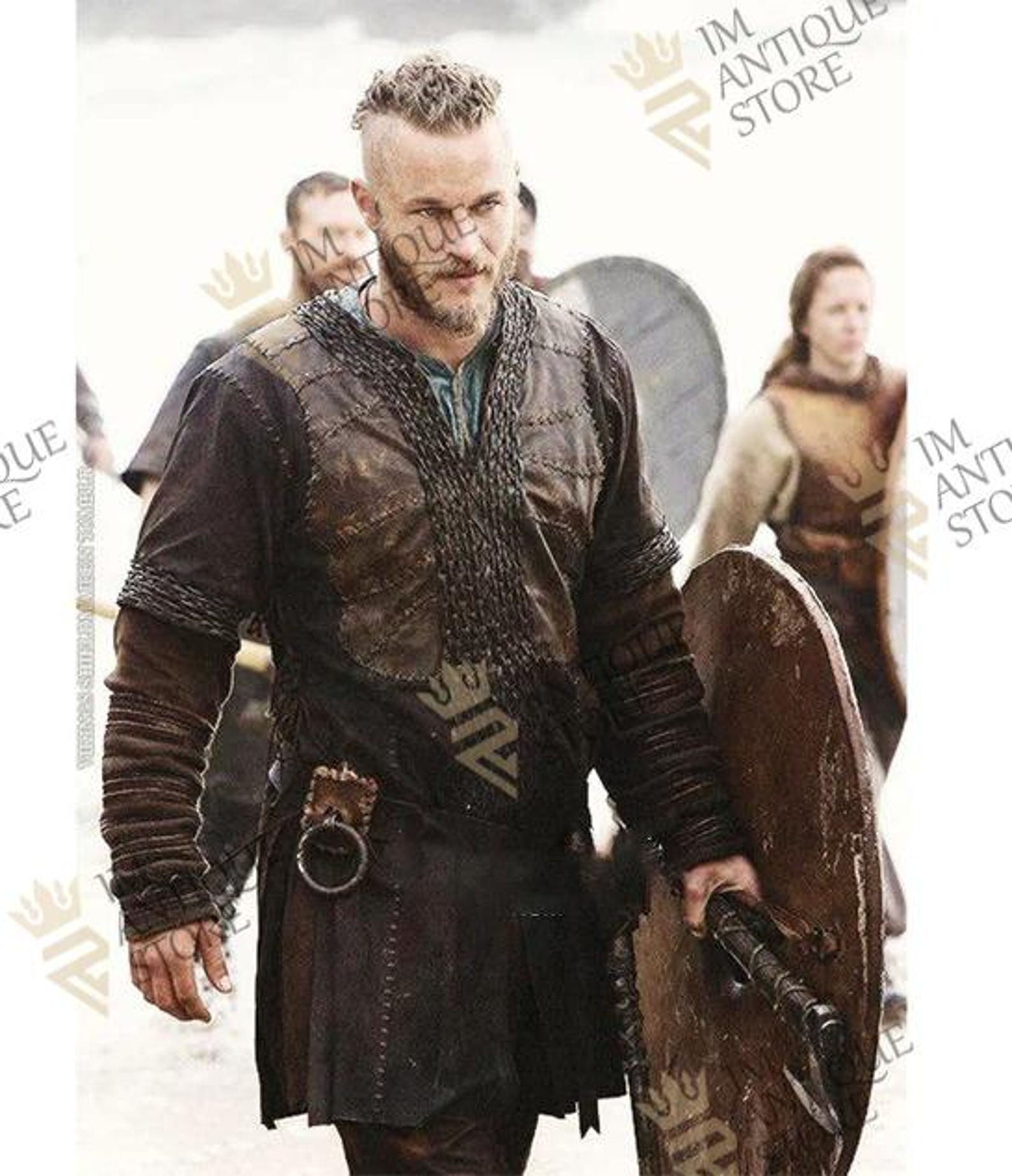 Handmade Ragnar Lothbrok Viking Leather Vest –travis Fimmel Ragnar ...
