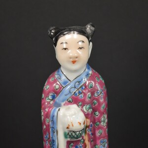 Vintage Chinese God Deity Figurative Porcelain Figurine Republic of ...