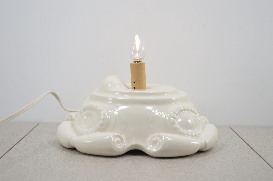 Vintage Atlantic Mold Light-up Christmas Tree Base Only White - Etsy