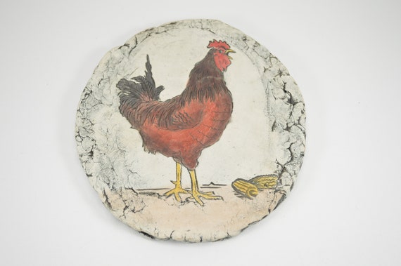 Trivets & Pot Holders Trivets Country Kitchen Decor Chicken Trivet ...