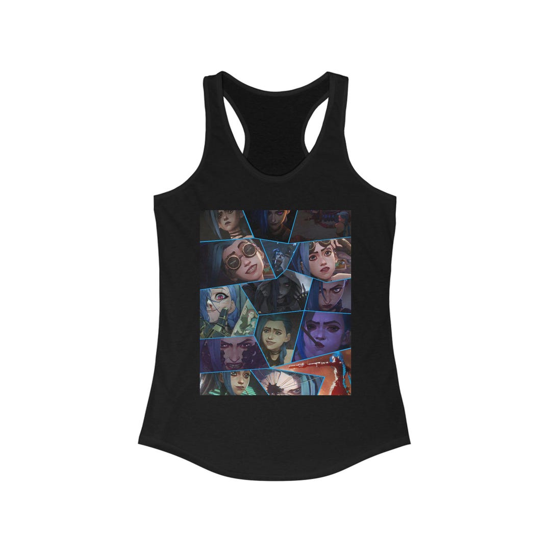 Jinx Collage Racerback Tank[arcane][leagueoflegends][womens][gamer] - Etsy