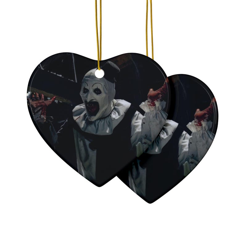 Ceramic Ornaments, Art the Clown Terrifier Double-sided Ornament ...