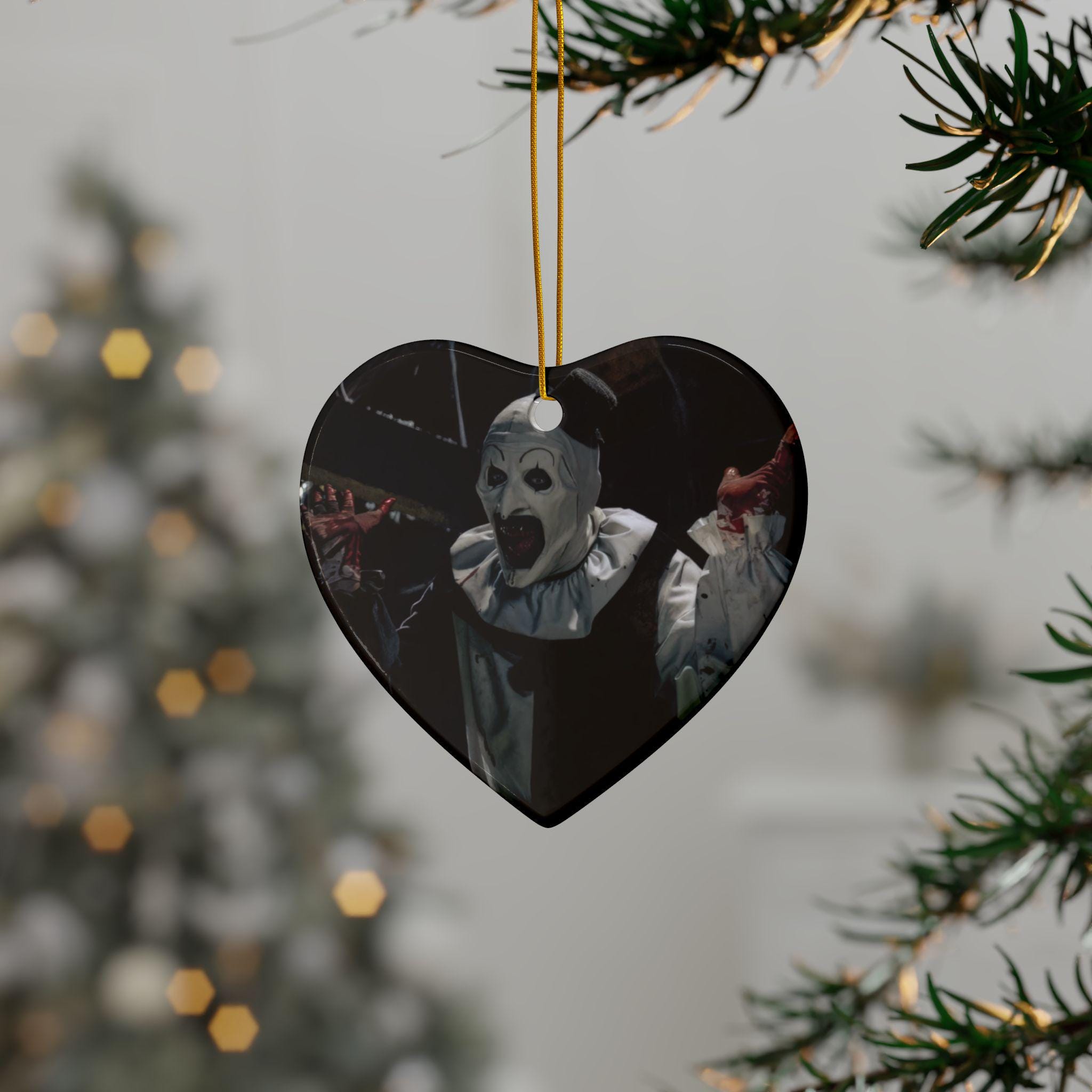 Ceramic Ornaments, Art the Clown Terrifier Double-sided Ornament ...