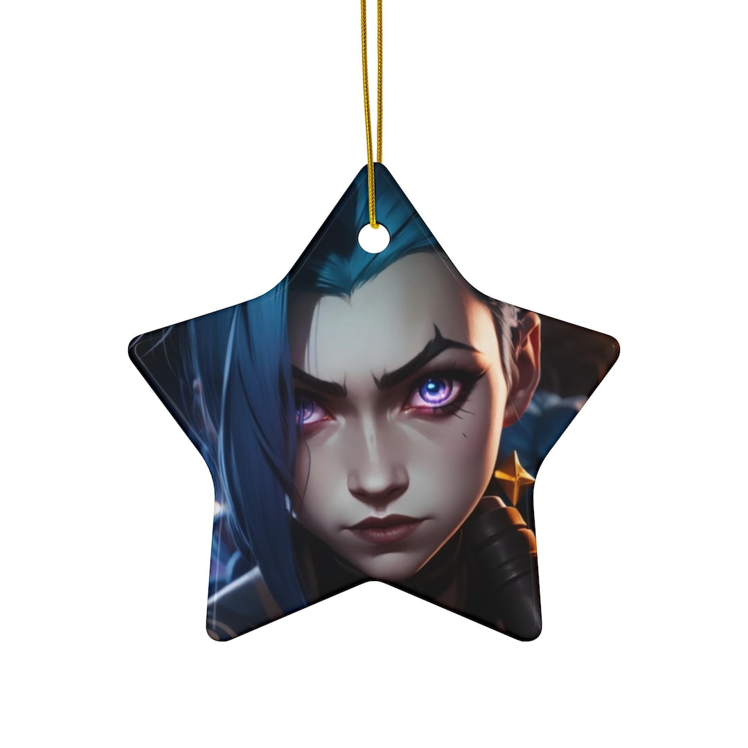 Ceramic Ornament, Jinx Arcane League of Legends, Christmas Tree ...