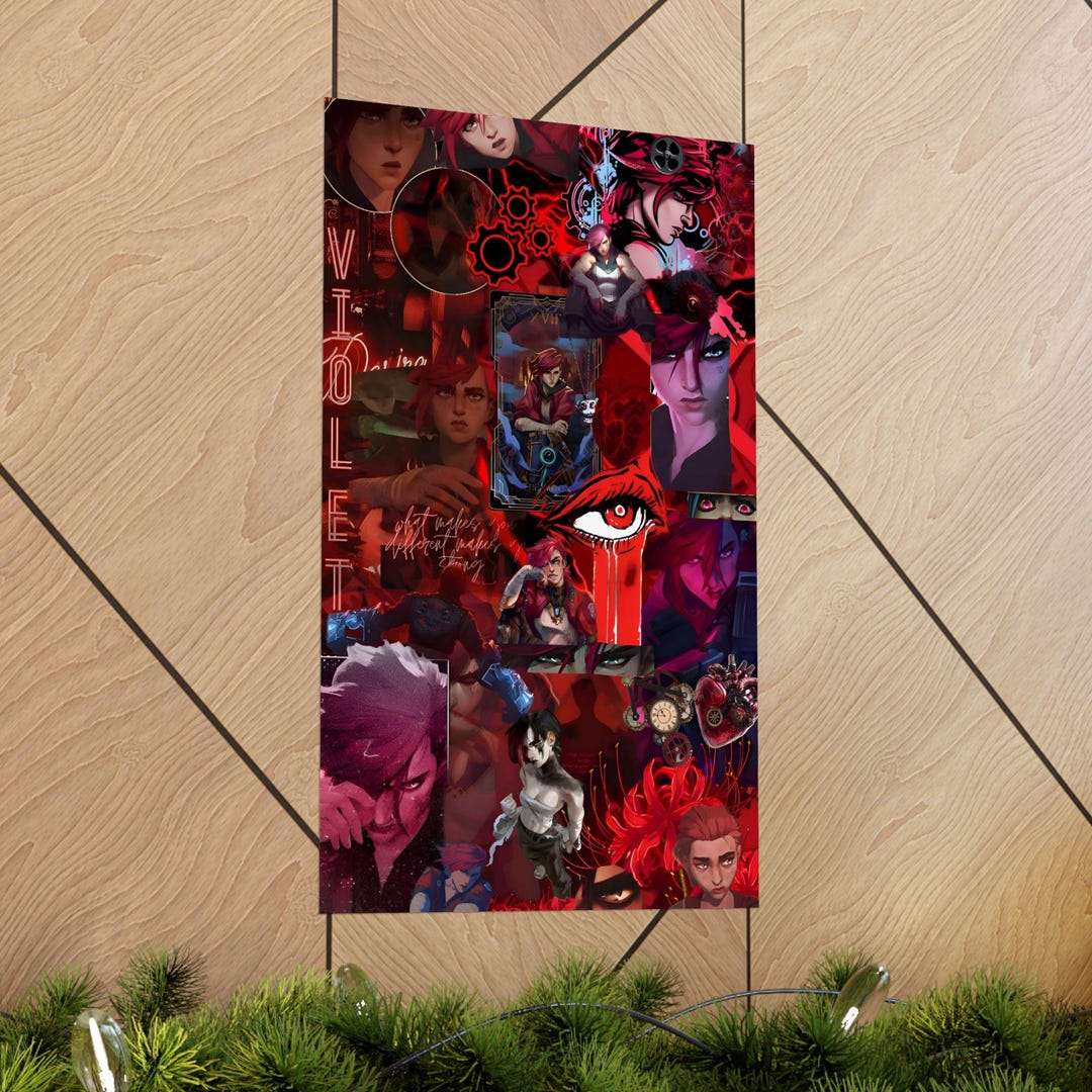 Vi Collage Poster [arcane]league of Legends][wall Art] - Etsy
