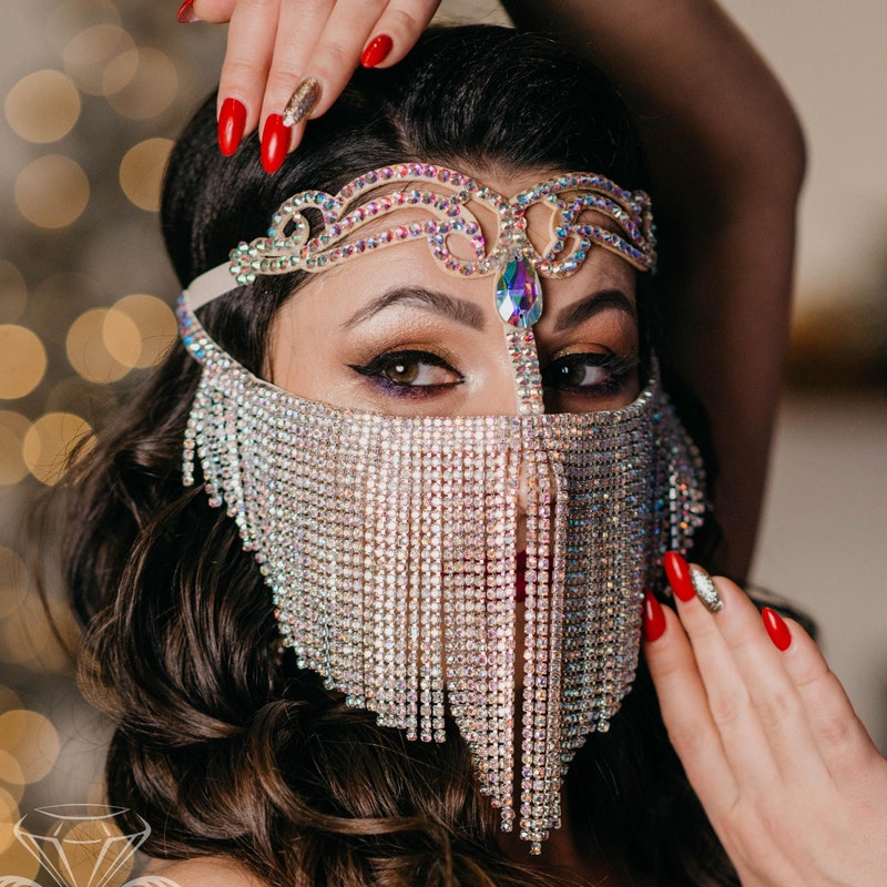 Belly Dance Mask - Etsy