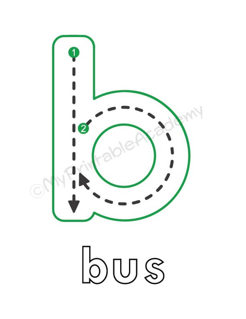 Alphabet Tracing Worksheets for Preschool & Kindergarten Uppercase and ...