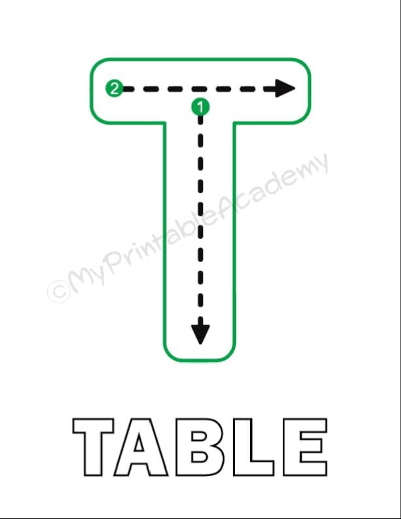 Alphabet Tracing Worksheets for Preschool & Kindergarten Uppercase and ...