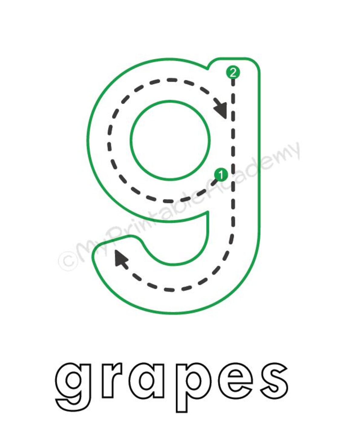 Alphabet Tracing Worksheets for Preschool & Kindergarten Uppercase and ...