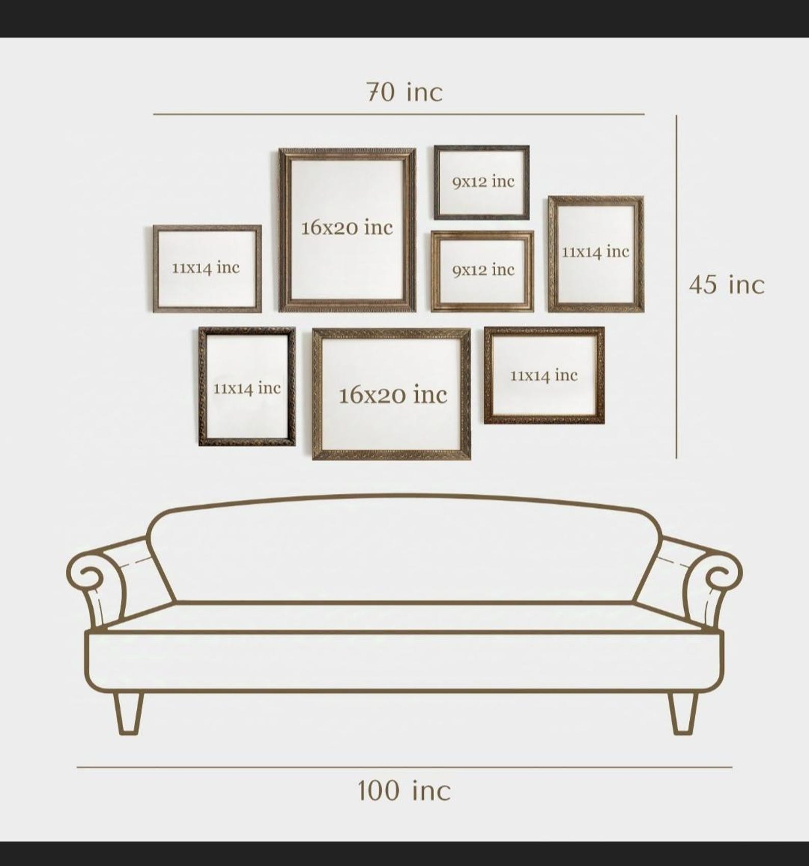 Vintage Gallery Wall Art Set, FRAMED SET, Set of 8, Wall Set, Wall Art ...